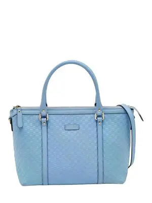 Gucci Gucci Microguccissima Tote Bag Blue