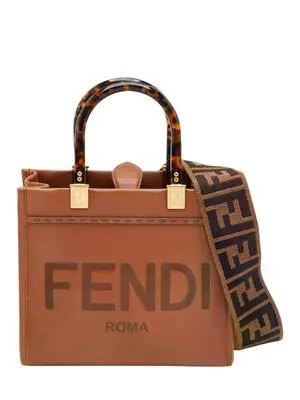 Fendi Sunshine Tote Bag - Brown