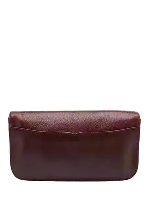 Cartier Must De Flap Clutch Bag - Red