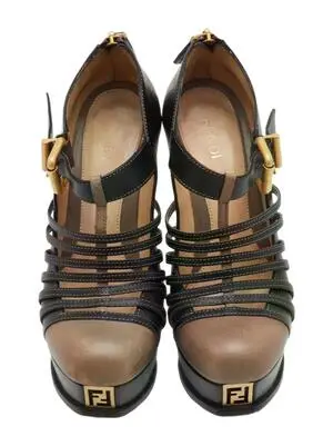 FENDI Fendi Strappy Platform Pumps