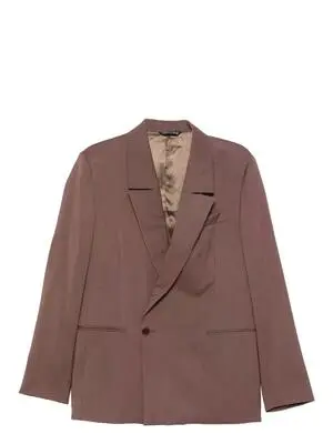 COSTUMEIN Double-breasted Blazer - Brown