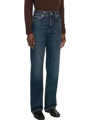 I BLUES Belt Loops Jeans - Blue