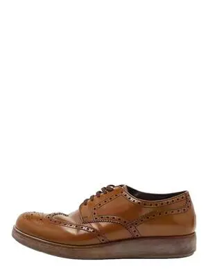 Prada Levitate Wingtip Derby Shoes - Brown