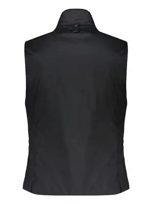 MOORER Padded High-neck Gilet - Blue
