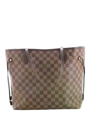 LOUIS VUITTON Damier Neverfull Mm Tote Bag - Brown