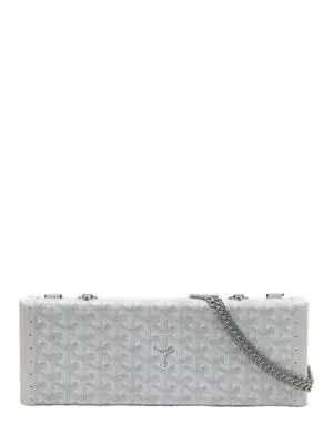 Goyard 2021-2026 Goyardine Saint Honore Trunk Bag Crossbody Bag - White