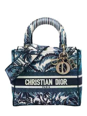 Dior Christian Dior Lady D Lite Satchel Blue