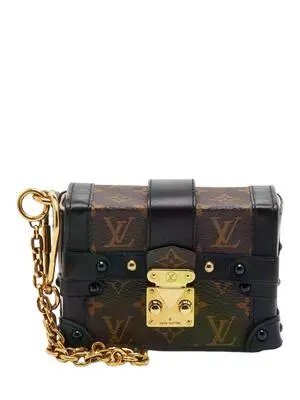 LOUIS VUITTON Monogram Trunk Clutch Bag - Brown