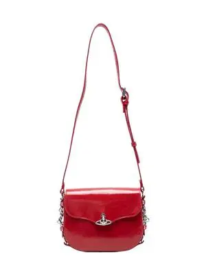 VIVIENNE WESTWOOD Orb Plaque Crossbody Bag - Red