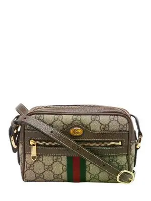 Gucci Ophidia Gg Supreme Shoulder Bag - Neutrals