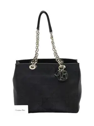 Dior Cannage Shoulder Bag - Black