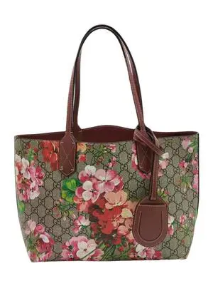 GUCCI Gucci Reversible Blooms GG Supreme Tote Bag