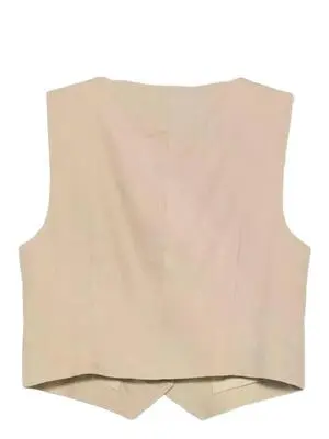 I BLUES I BLUES V-Neck Button-Up Waistcoat