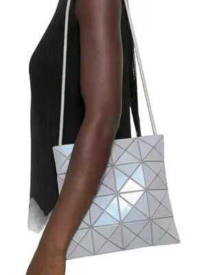 Issey Miyake Geometric Panel Shoulder Bag - Blue