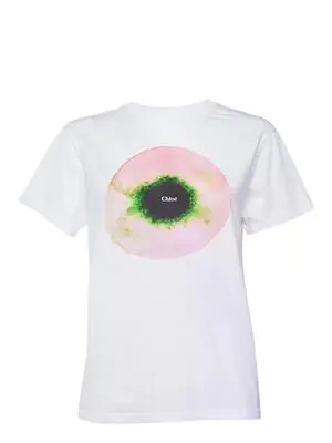 CHLOÉ Chloé Circular Logo-Print T-Shirt