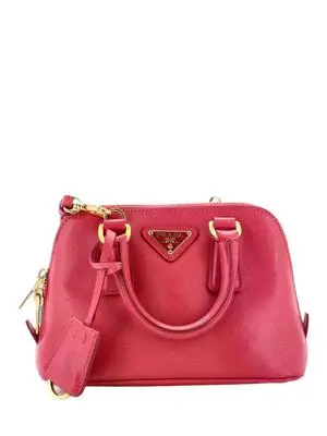 Prada Prada Saffiano Leather Mini Crossbody Bag Pink