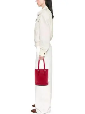 LOUIS VUITTON Epi Pm Bucket Bag - Red