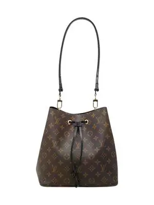LOUIS VUITTON Monogram Neonoe Mm Bucket Bag - Black