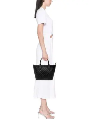 Gucci 2000-2015 Small Guccissima Convertible Tote Satchel - Black