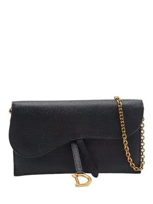 Dior Saddle Chain Shoulder Bag - Black