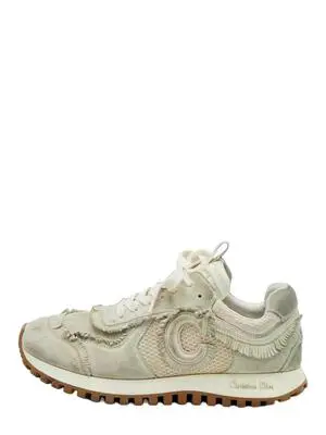 Dior C'est Fringed Sneakers - Neutrals