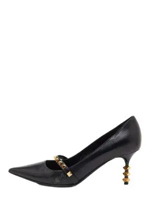 Valentino Garavani Valentino Garavani Rockstud Pointed-Toe Pumps Black