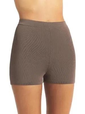 SKIMS Refined Knit High Waist Shorts - Amethyst