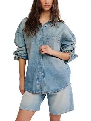 Free People Rally Cocoon Cotton Top - Ubi
