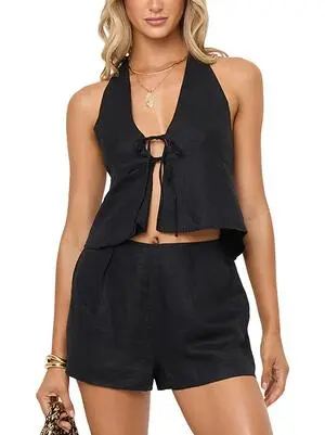 L*Space April Halter Top - Black