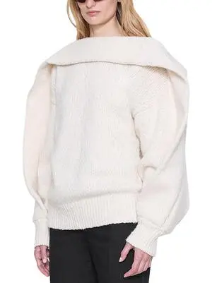 OSSOU Ossou Umber Framed Sweater