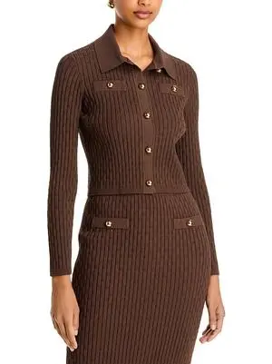 TOCCIN Posie Collared Jacket - Espresso