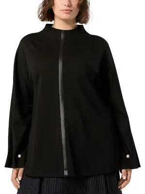 Marina Rinaldi Long Sleeve Sweatshirt - Black