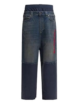 BALENCIAGA Balenciaga Patched Molleton Jeans