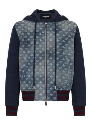Dsquared2 Monogram Zipped Cardigan - Black