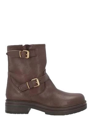 DIVINE FOLLIE Ankle Boots Size Leather - Brown