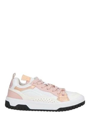 Armani Exchange Low-top Sneakers With Metallic Trim - Grey