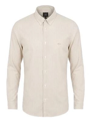 Armani Exchange Shirt Size Cotton - Beige