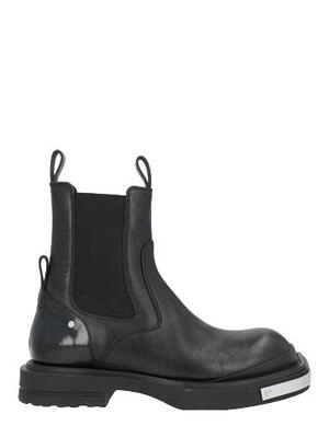 Emporio Armani Calfskin Chelsea Boots - Black