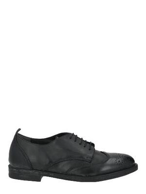 Moma Calfskin Lace-up Brogues - Black