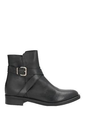DINO DRAGHI Leather Ankle Boots - Black