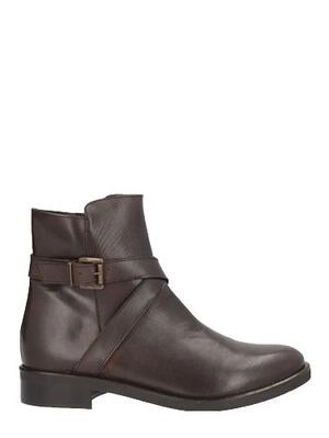 DINO DRAGHI Leather Ankle Boots - Brown