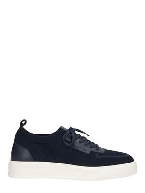 CERRUTI 1881 Polyester And Cow Leather Low-top Sneakers - Navy
