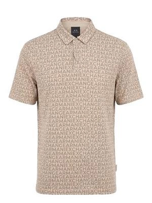 Armani Exchange Polo Shirt Size Cotton - Sand