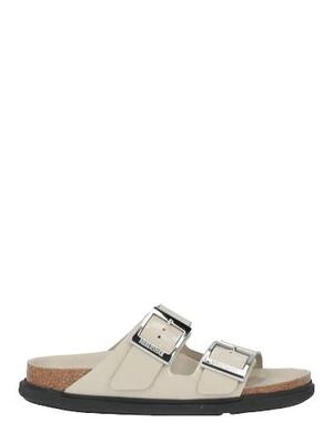 BIRKENSTOCK Leather Sandals - Beige