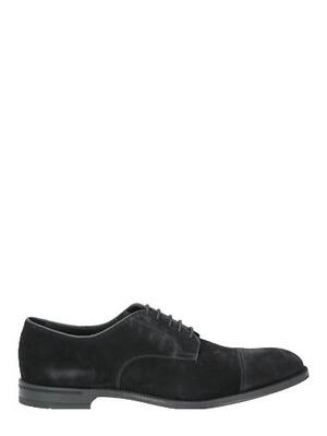 DOUCAL'S Suede Derby Shoes - Black