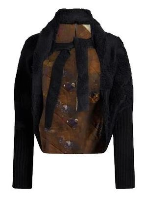 Masnada Cardigan Size Wool, Silk - Black