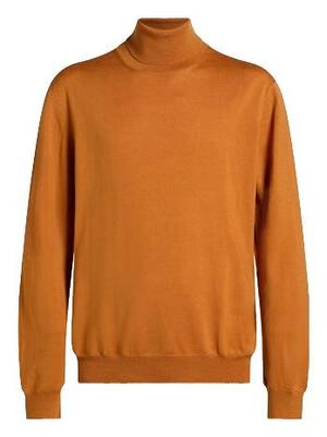 GRAN SASSO Virgin Wool Turtleneck - Mandarin