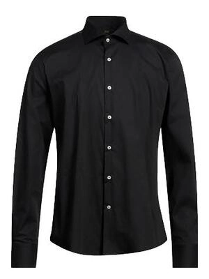 Roberto Cavalli Shirt Size Cotton, Elastane - Black