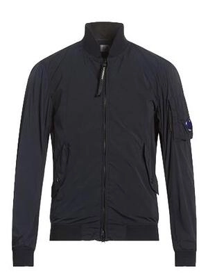 C.P. COMPANY Bomber Jacket In Polyamide And Elastane - Navy