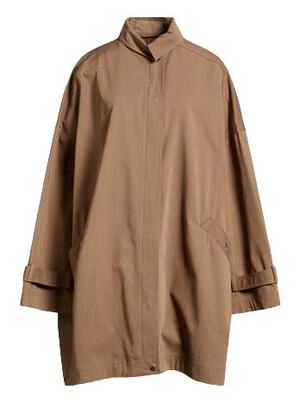 TOTEME Overcoat & Trench Coat In Organic Cotton - Grey
